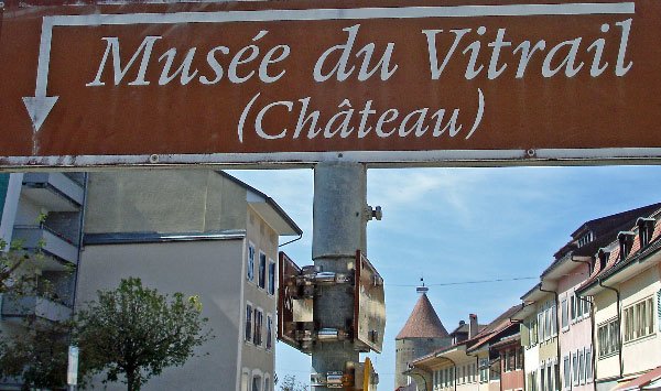 The Swiss Stained Glass and Art Museum in Romont - Lake Geneva Switzerland