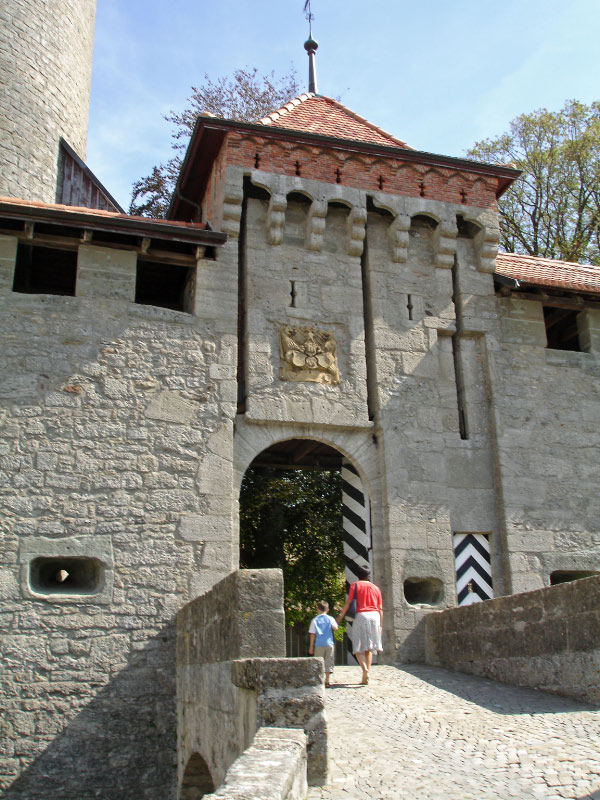 The Swiss Stained Glass and Art Museum in Romont - Lake Geneva Switzerland