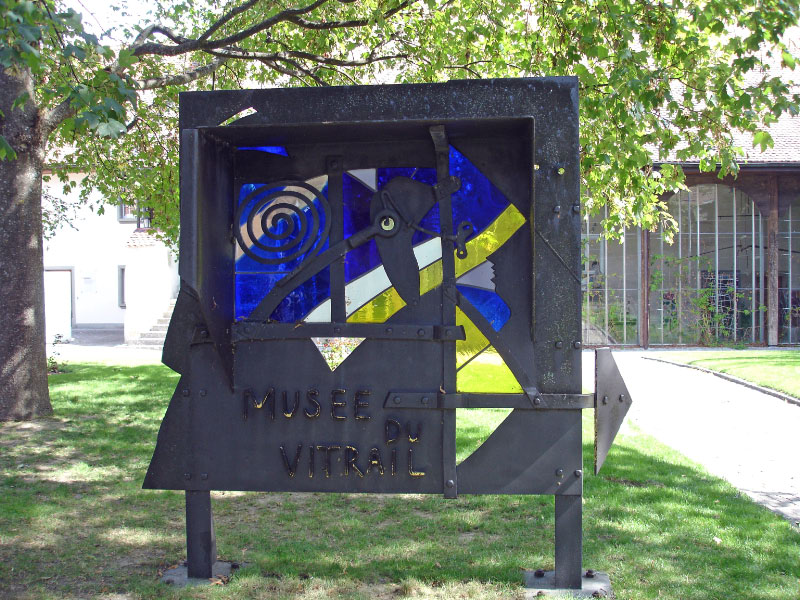 The Swiss Stained Glass and Art Museum in Romont - Lake Geneva Switzerland