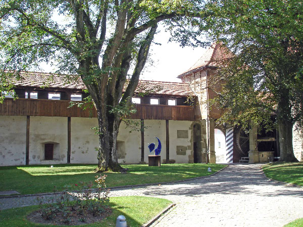 The Swiss Stained Glass and Art Museum in Romont - Lake Geneva Switzerland