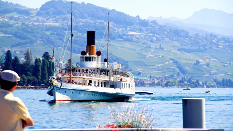 Ferry Boats and Pleasure Cruises from Lausanne on Lake Geneva